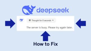How to Fix DeepSeek Server Busy Error: 7 Easy Solutions