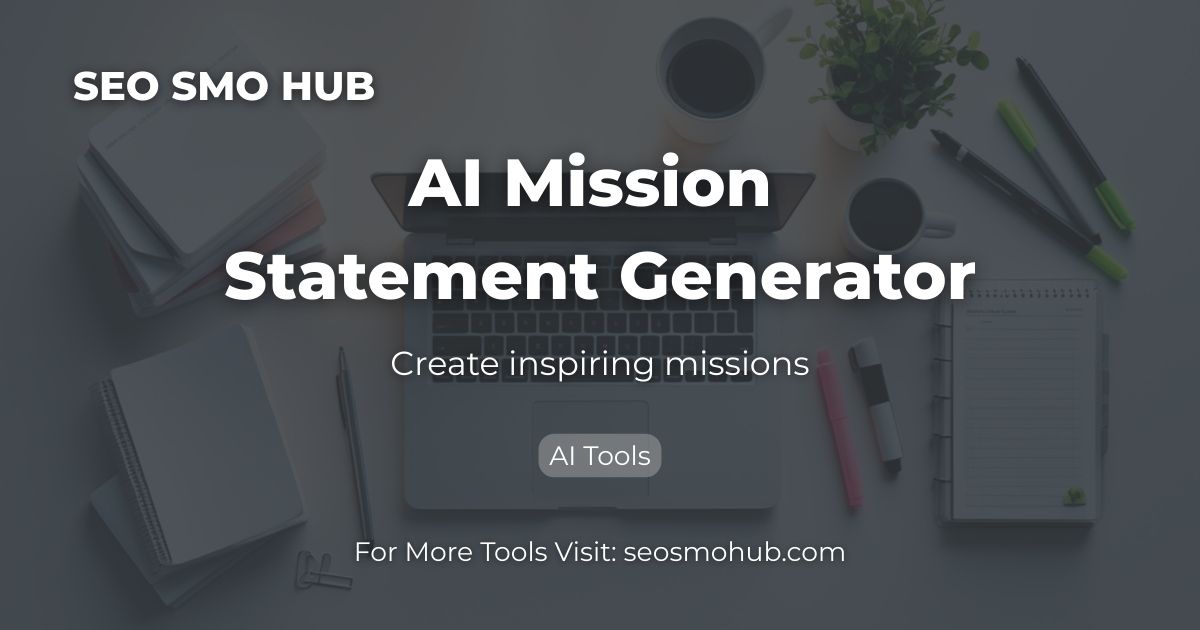 Free Generate Company Mission (AI) – Generate Company Mission ...
