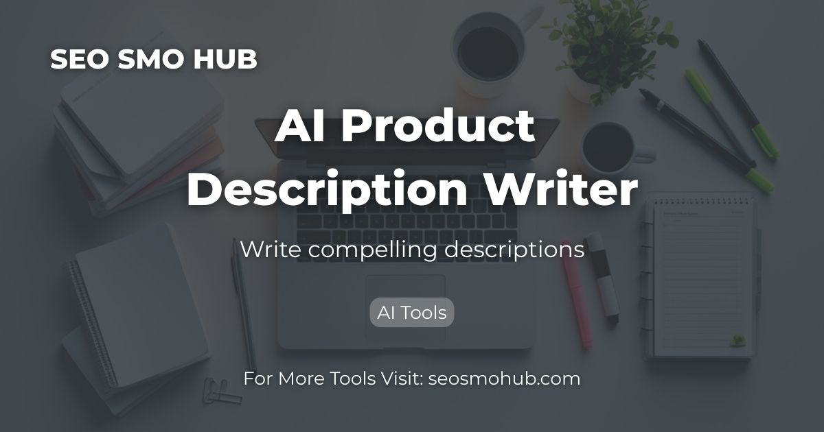 Free Product Description Creation (AI) – Product Description C...