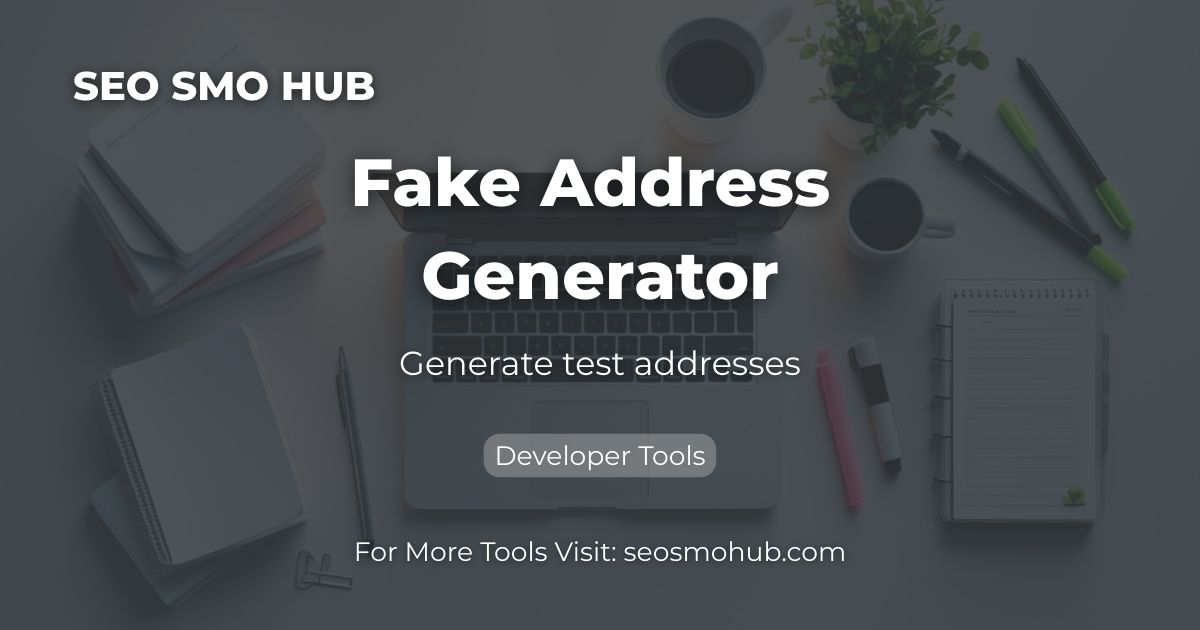 Mock Address Generator