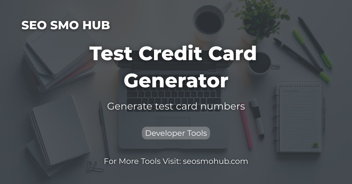 Free Mock Credit Card No. Generator – Understanding Mock Credi...